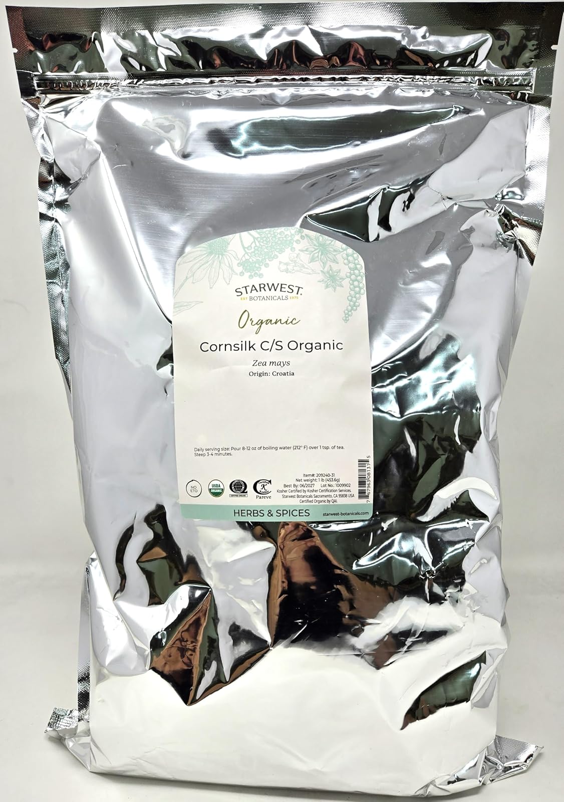 organic cornsilk herbal tea benefits