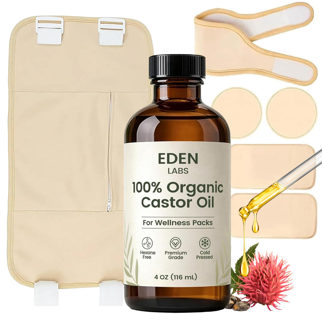 organic cotton castor oil pack