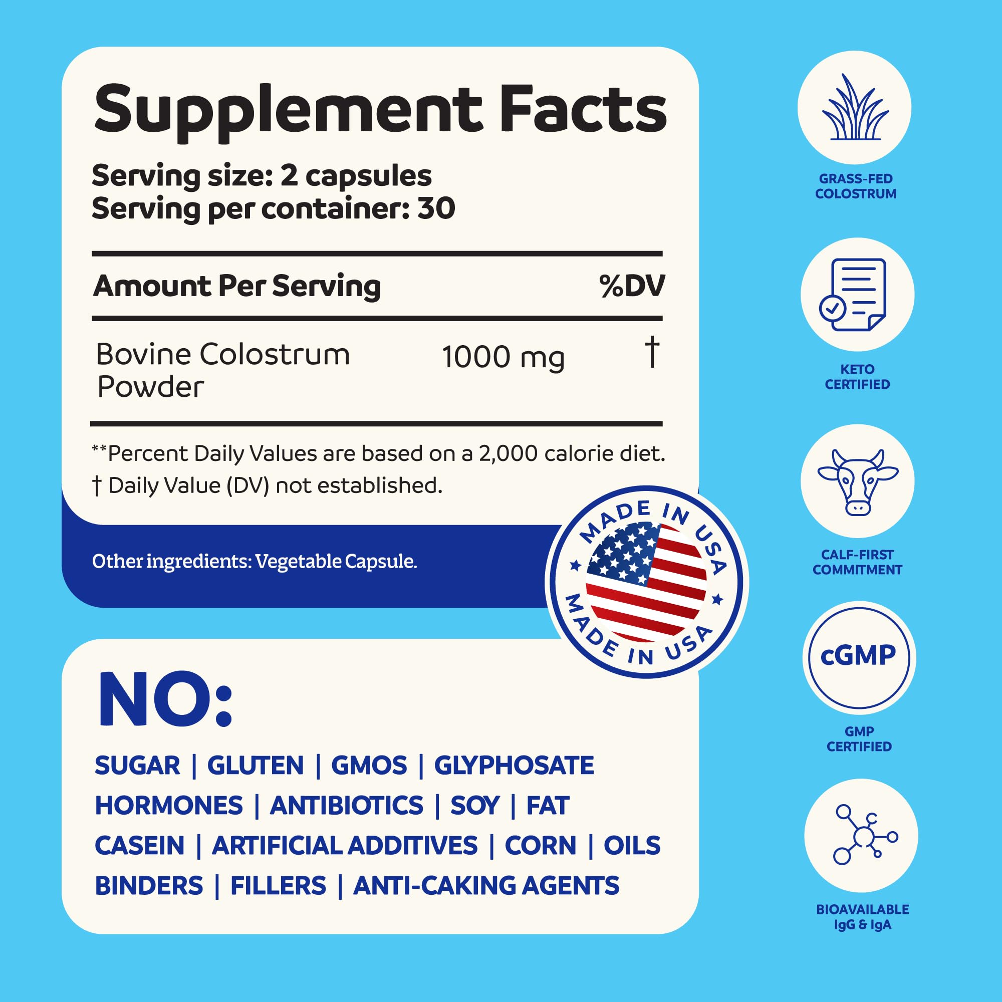organic cow colostrum benefits