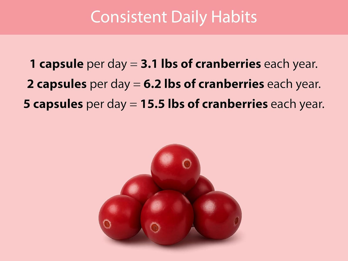 organic cranberry capsules for urinary health