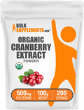 organic cranberry extract supplement