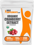 organic cranberry extract supplement
