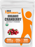 organic cranberry extract supplement