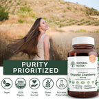 Organic cranberry for antioxidant benefits
