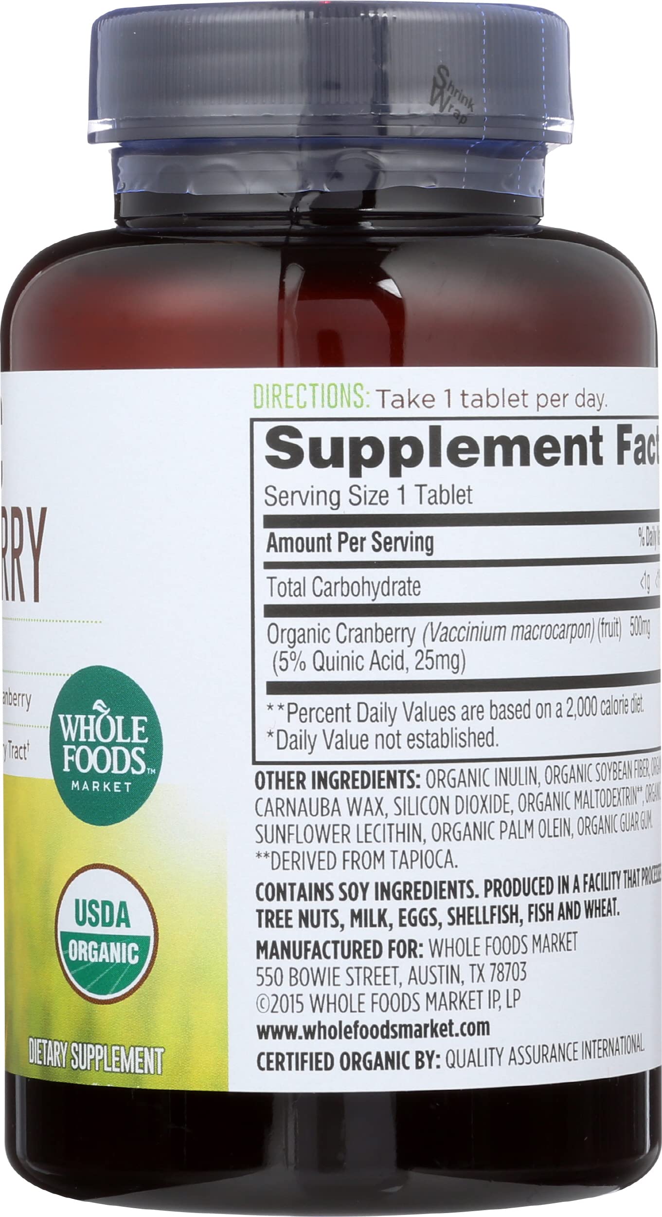 organic cranberry for detox support