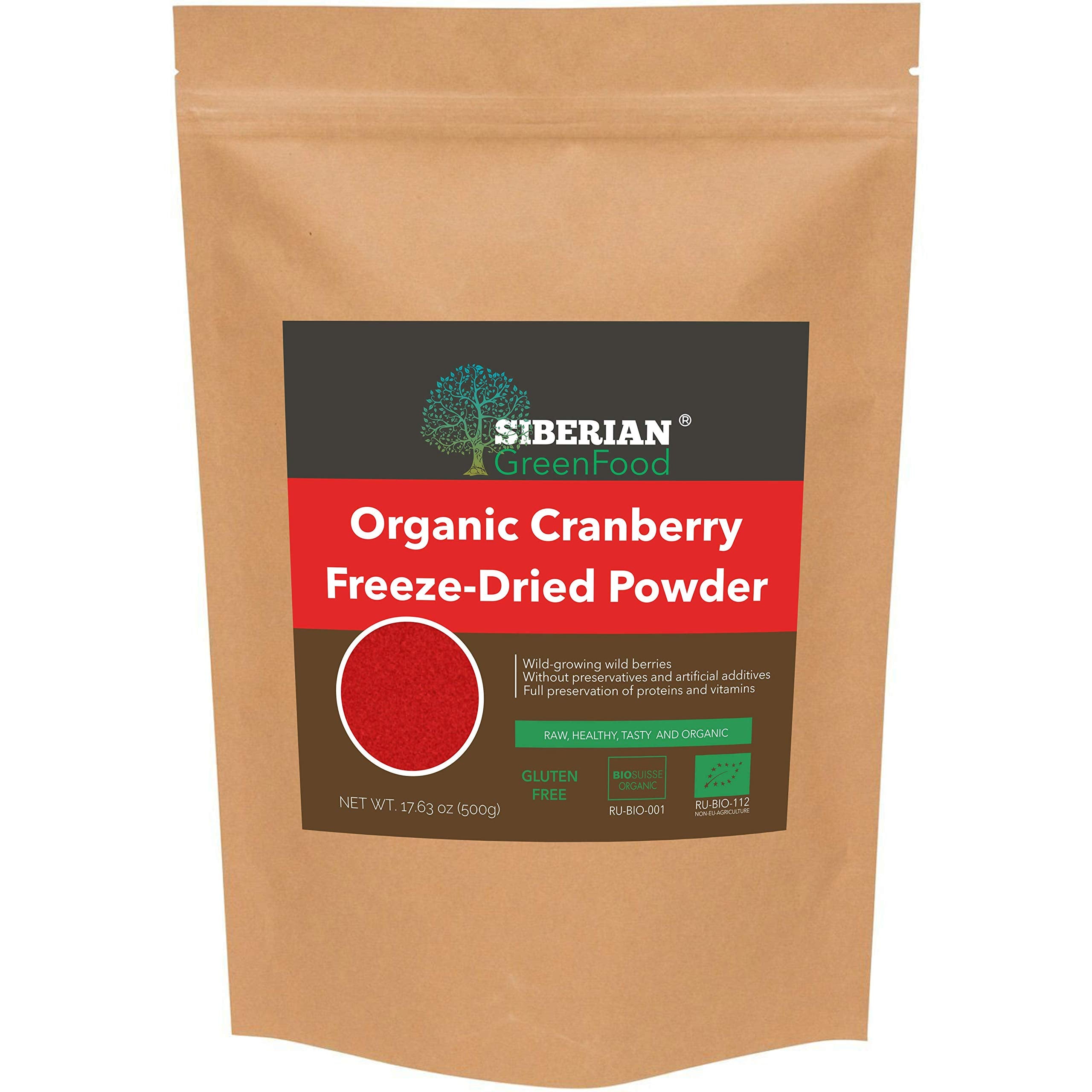 organic cranberry freeze-dried powder