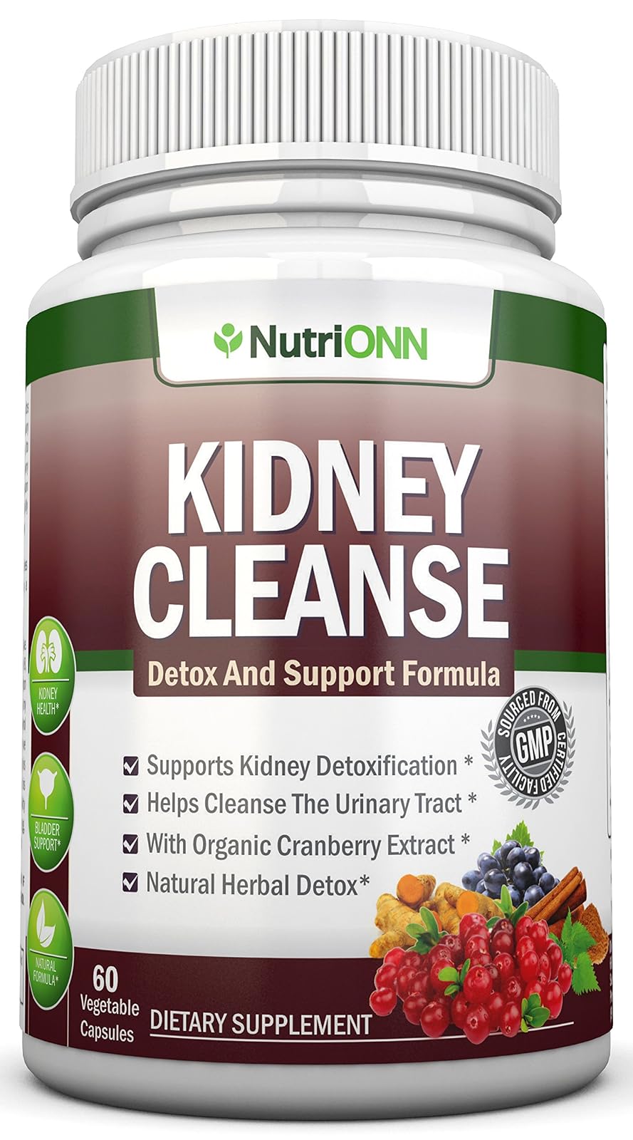 organic cranberry kidney cleanse capsules