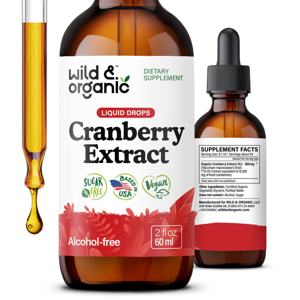 organic cranberry supplement drops