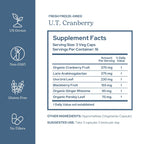 Organic cranberry supplement for women