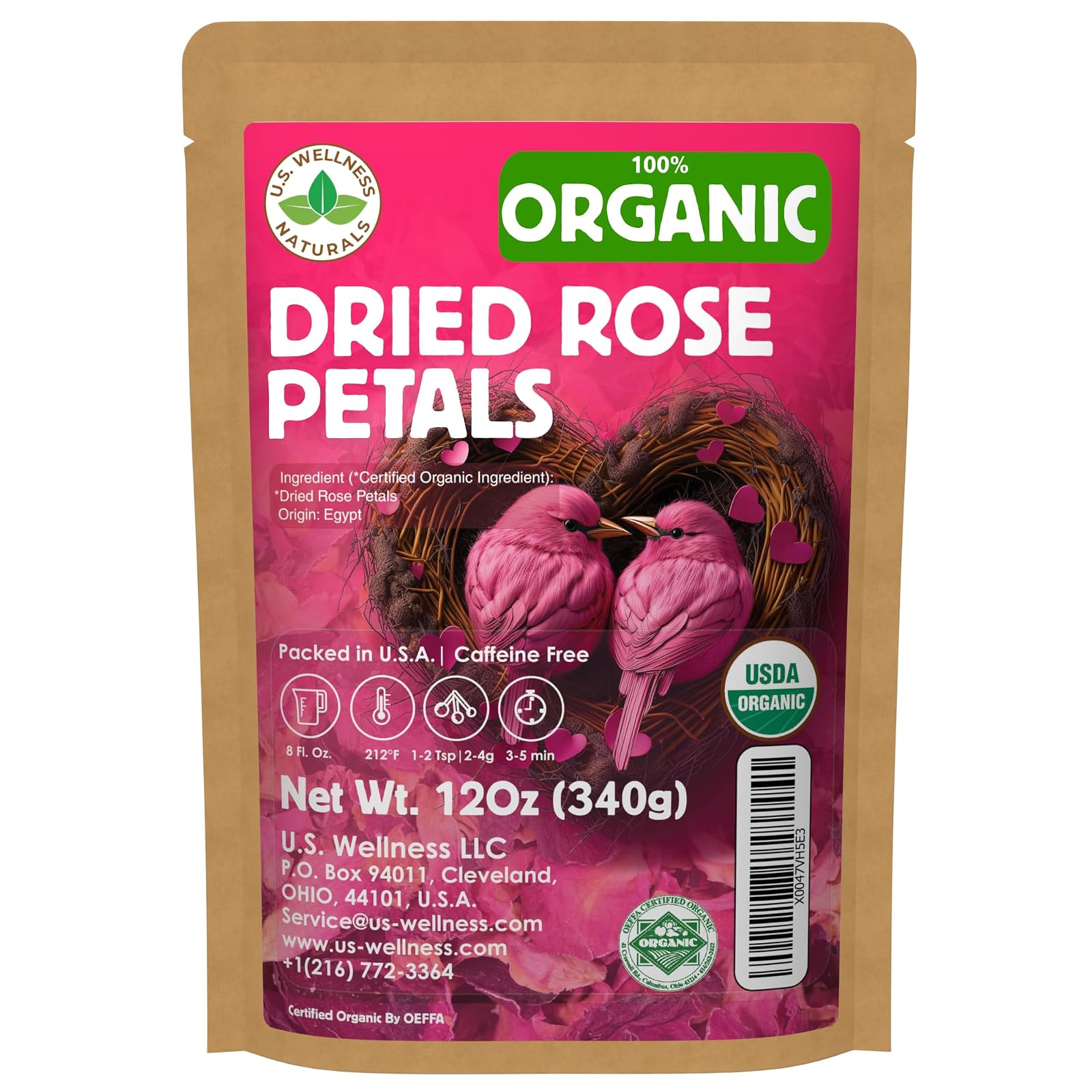 organic culinary rose petals for tea