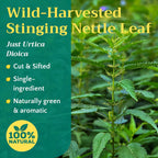 organic cut and sifted nettle tea