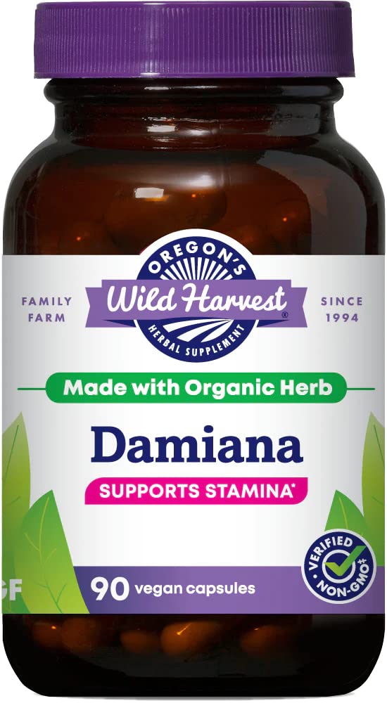 organic damiana capsules for wellness