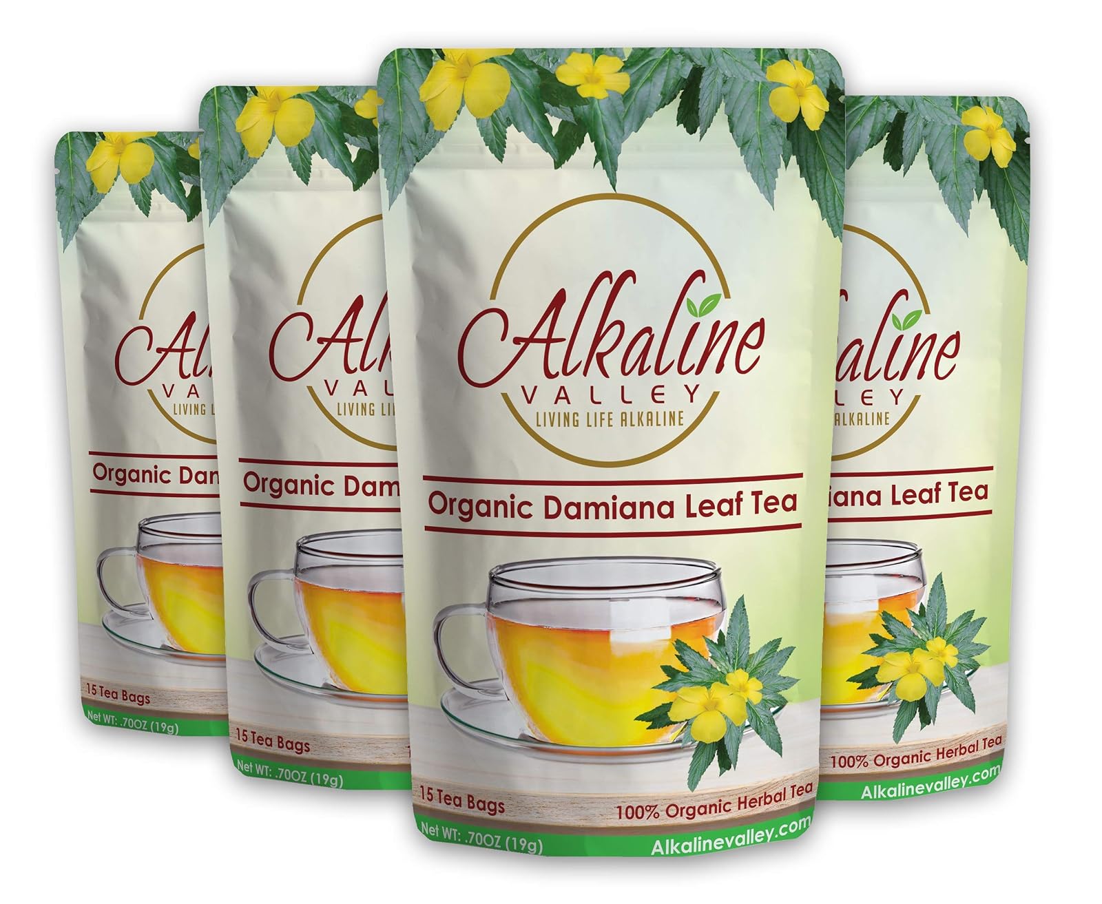 organic damiana tea bags for relaxation