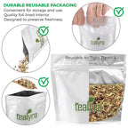 Organic dandelion ginger tea infusion