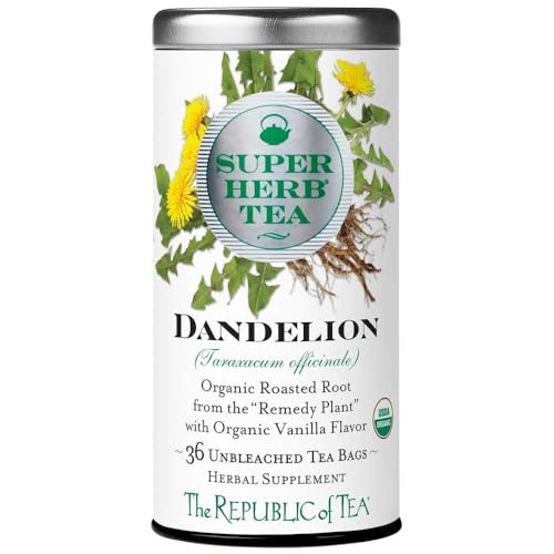 organic dandelion herbal tea bags