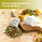 organic dandelion leaf herbal infusion