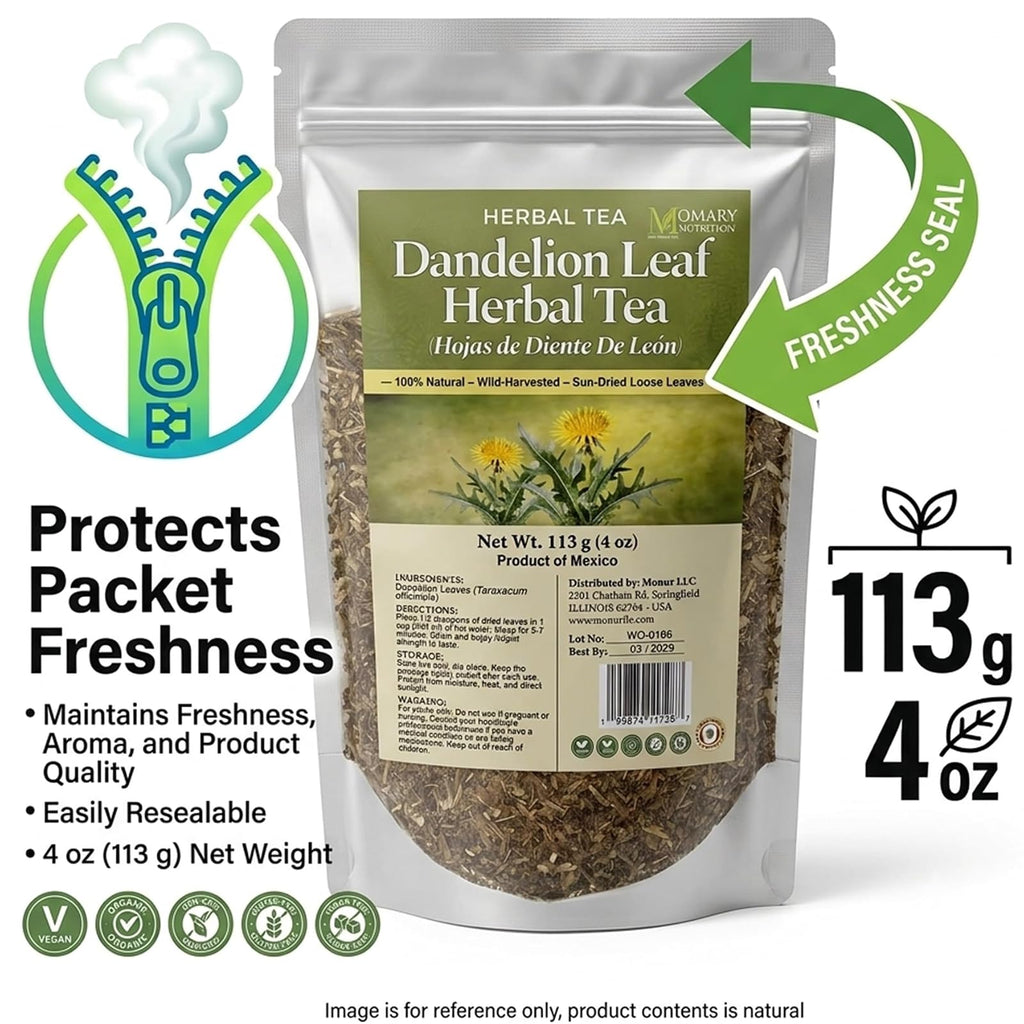 organic dandelion leaf infusion