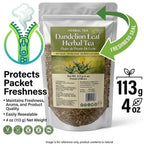 organic dandelion leaf infusion