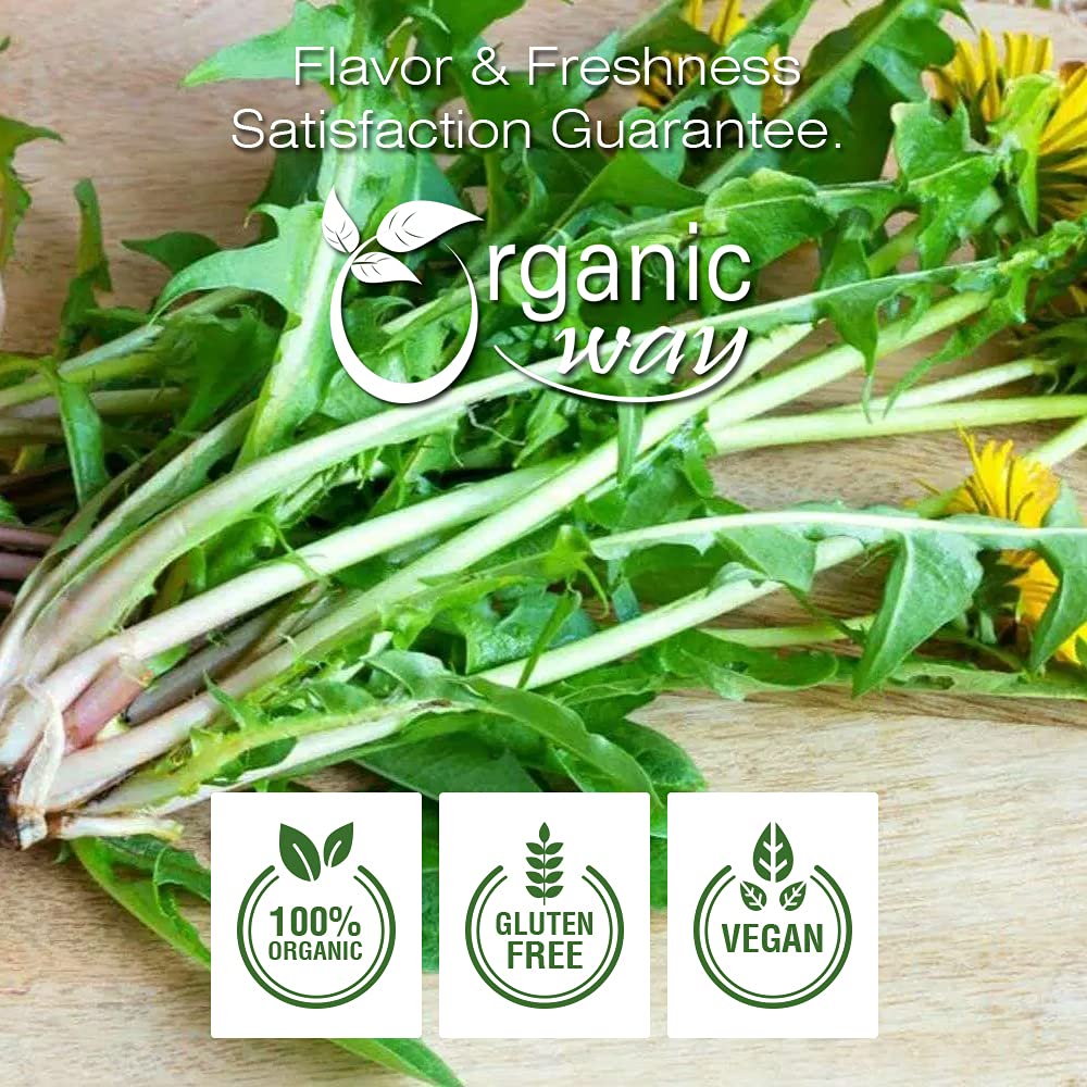 Organic dandelion leaf powder for wellness