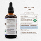organic dandelion leaf tincture