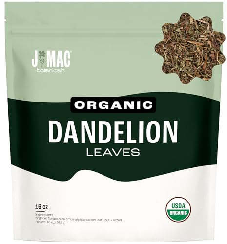 organic dandelion leaves for tea