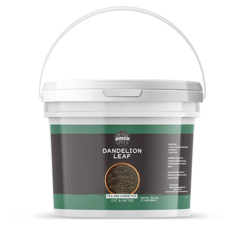 organic dandelion leaves herbal tea