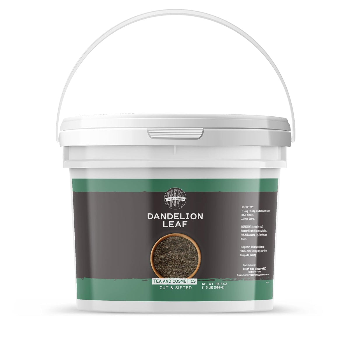organic dandelion leaves herbal tea