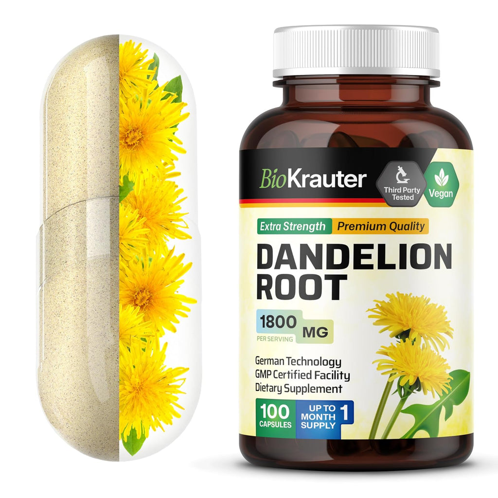 organic dandelion root extract capsules