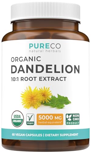 organic dandelion root extract capsules