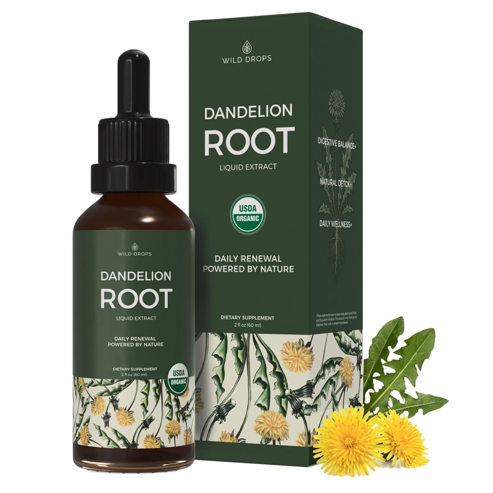 organic dandelion root extract capsules