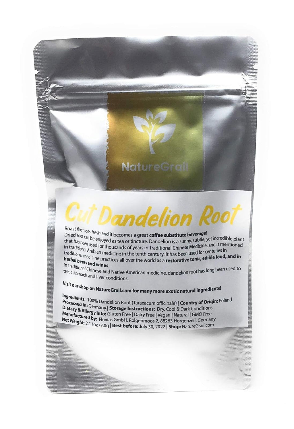 organic dandelion root for wellness