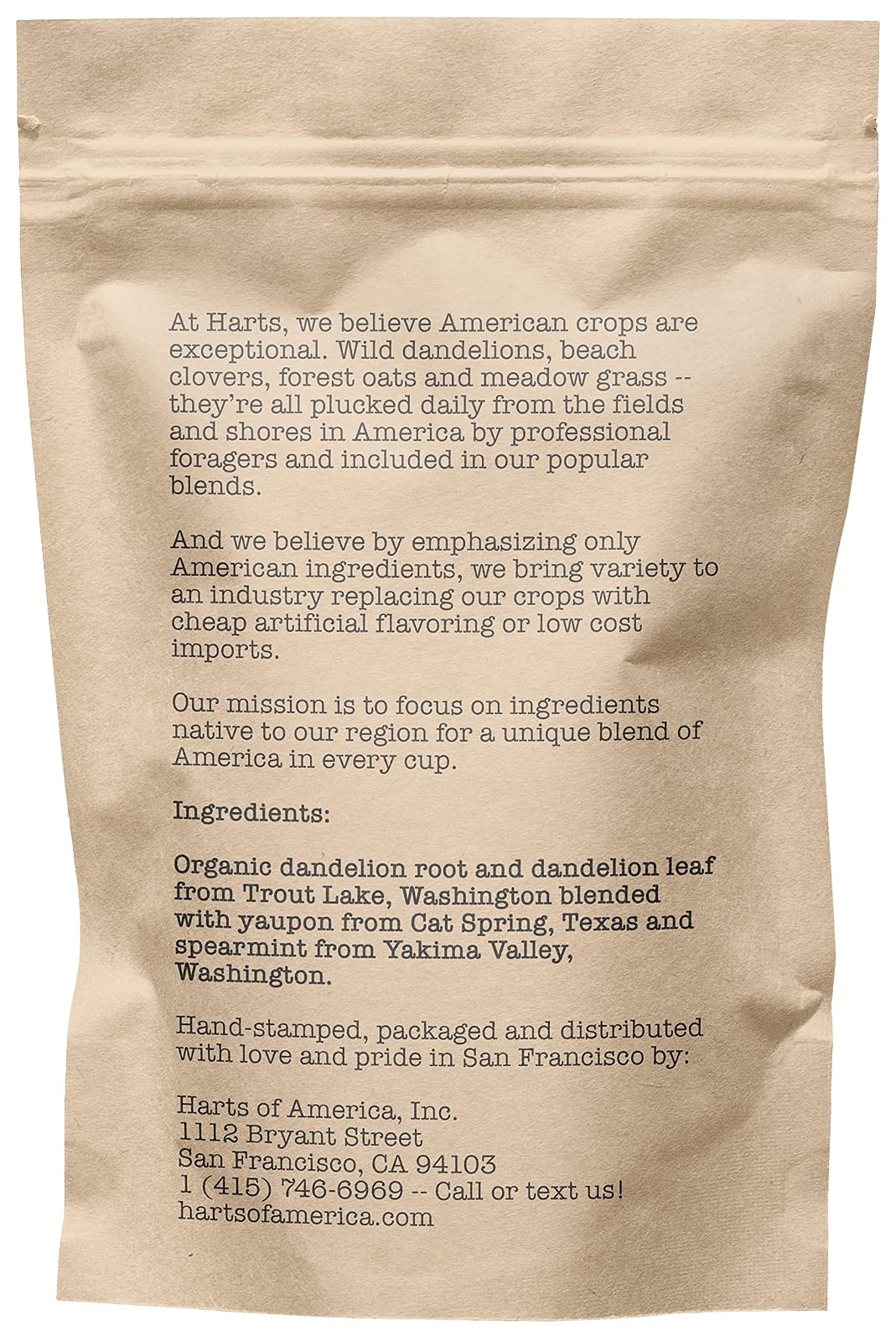 organic dandelion root herbal tea blend