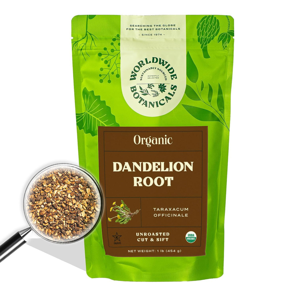 organic dandelion root herbal tea