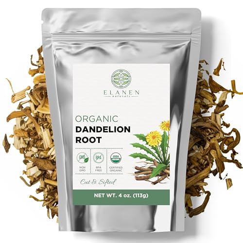 organic dandelion root herbal tea