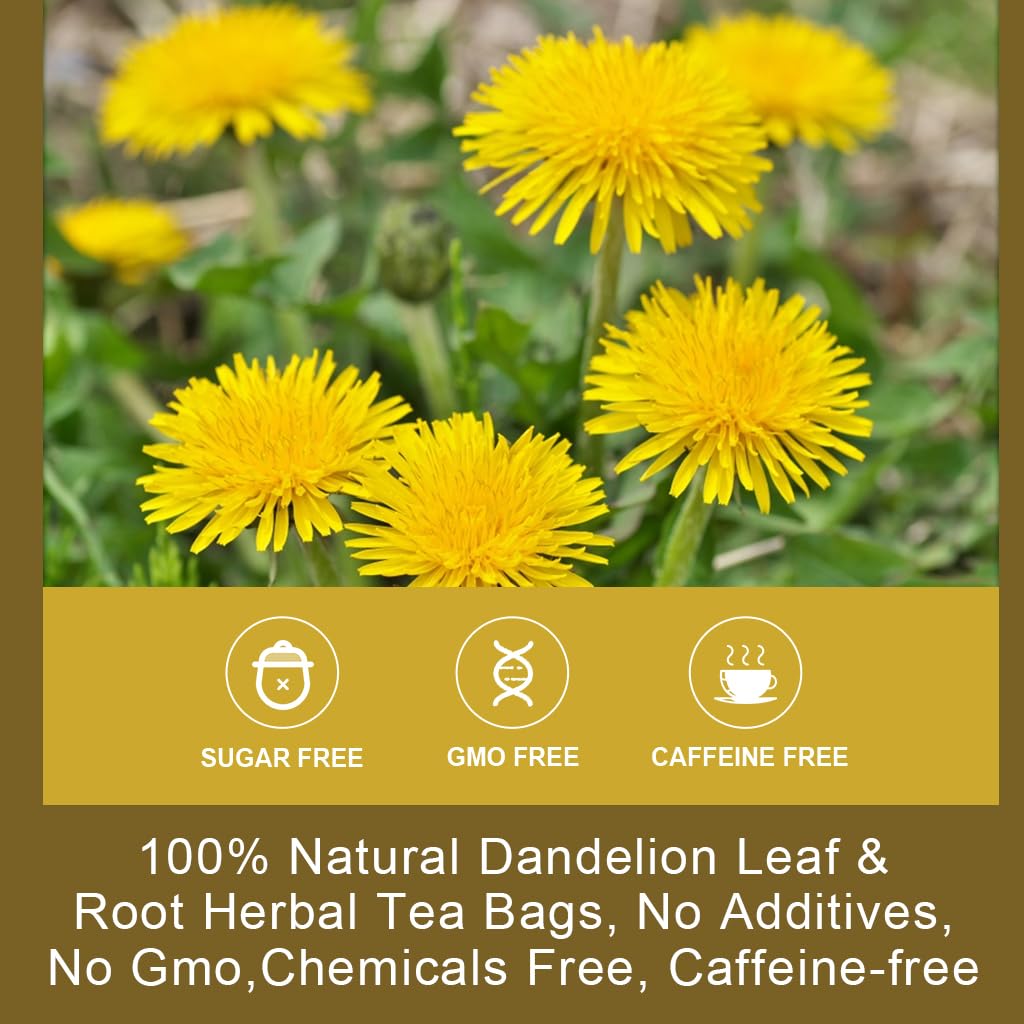 organic dandelion root herbal tea