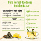 organic dandelion root herbal tea