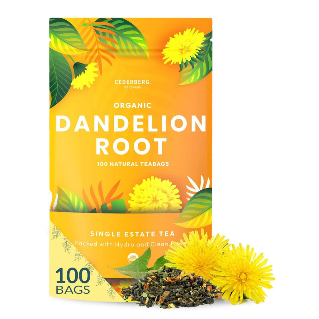 organic dandelion root tea bags