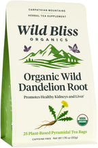 organic dandelion root tea bags