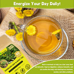 Organic dandelion root tea blend
