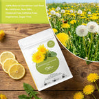 Organic dandelion root tea for digestion