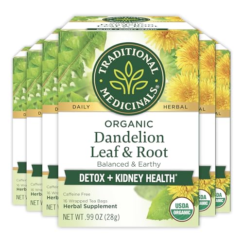 organic dandelion tea bags