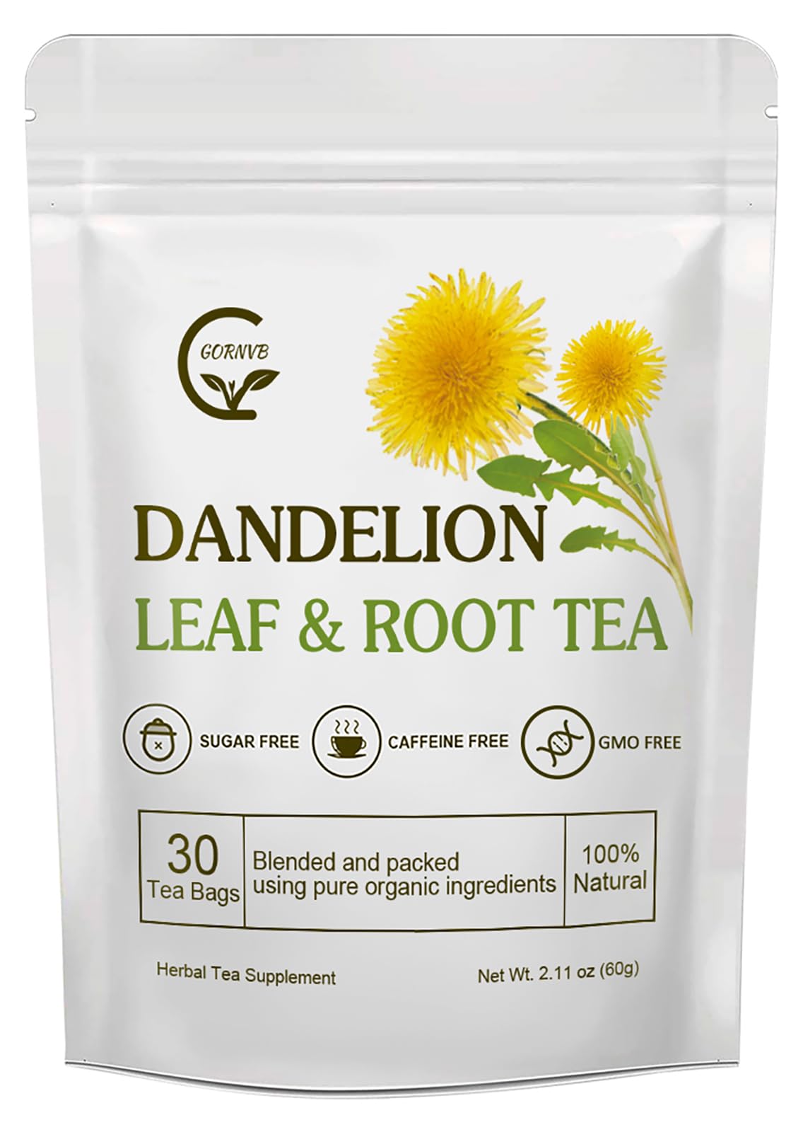 organic dandelion tea bags