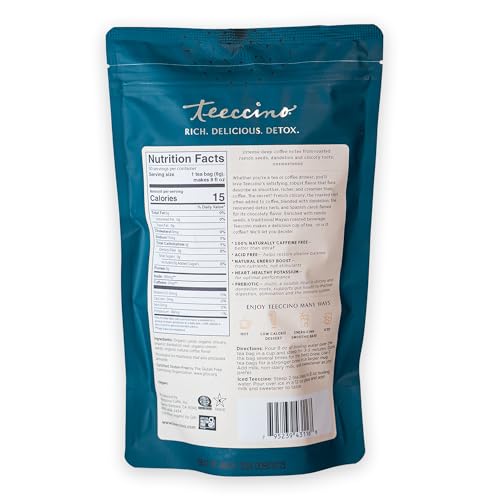 Organic dandelion tea for wellness