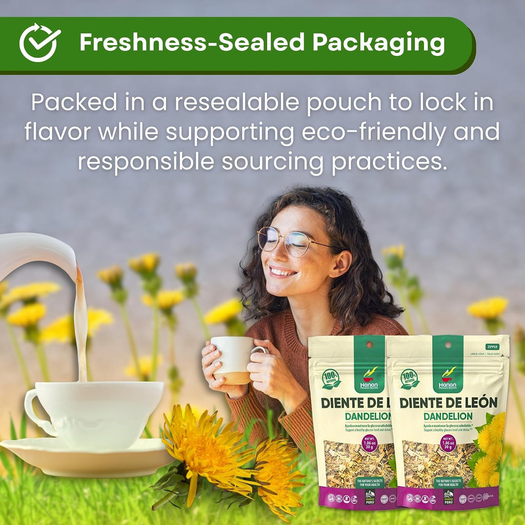 organic dandelion tea for wellness