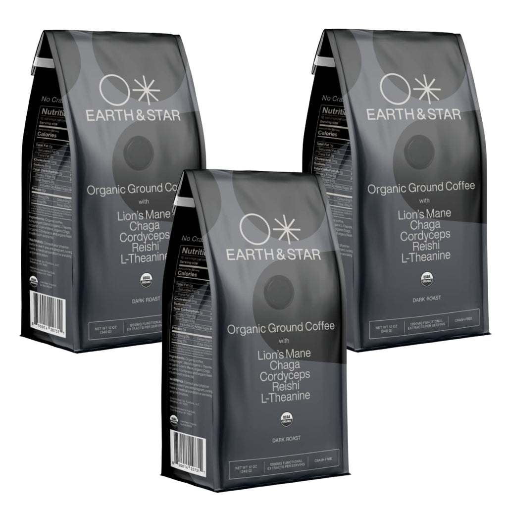 organic dark roast mushroom coffee