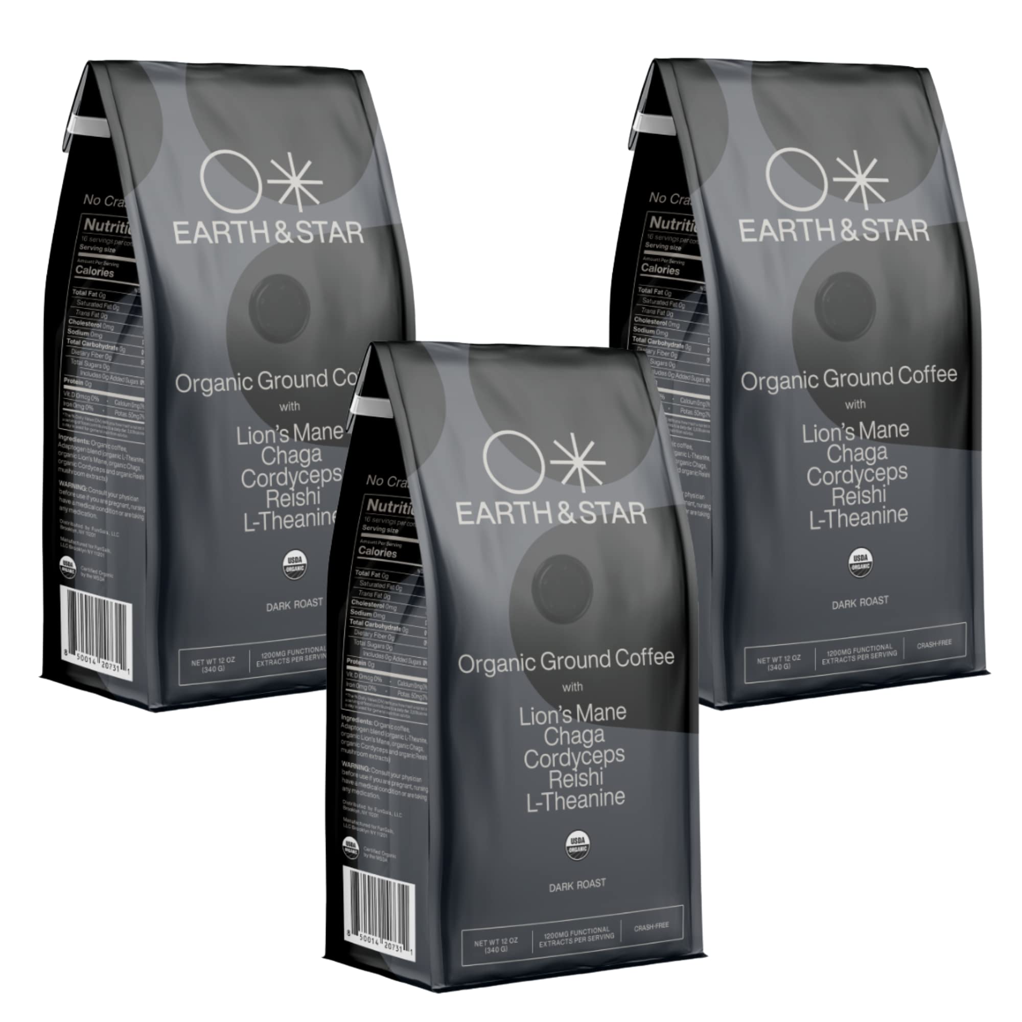 organic dark roast mushroom coffee