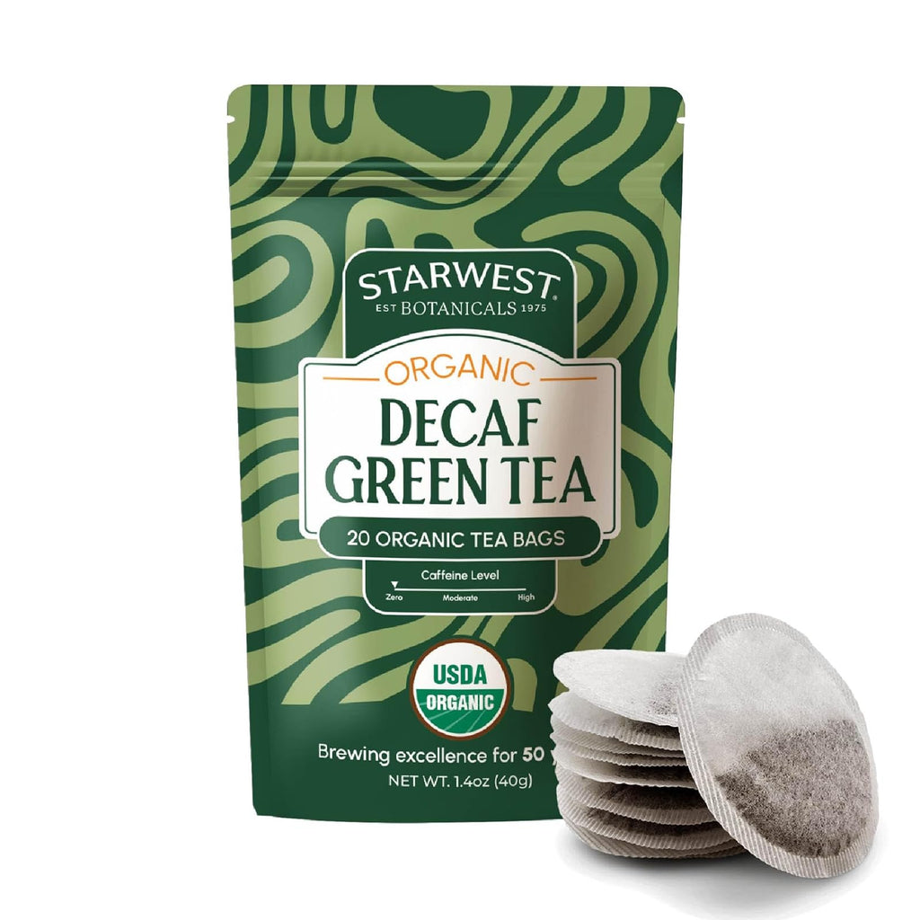 organic decaf green tea bags