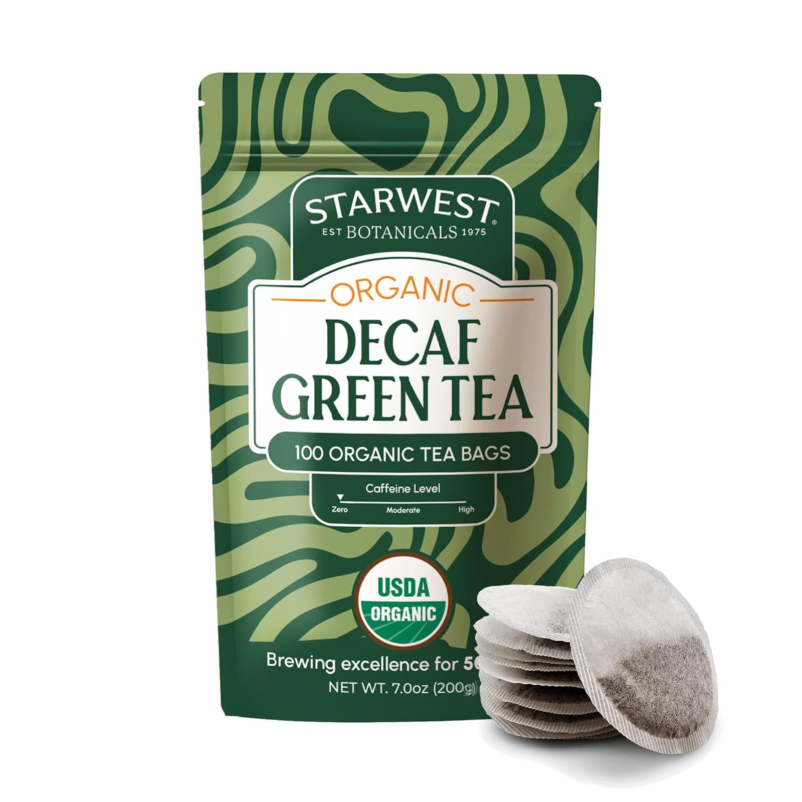 organic decaf green tea bags