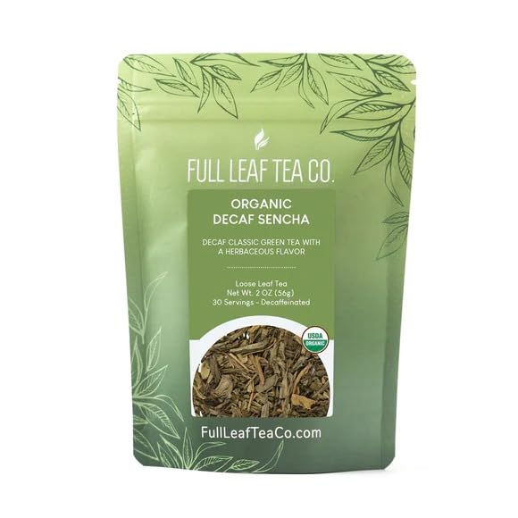 organic decaf sencha loose leaf tea