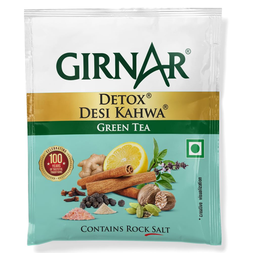 organic detox green tea infusion